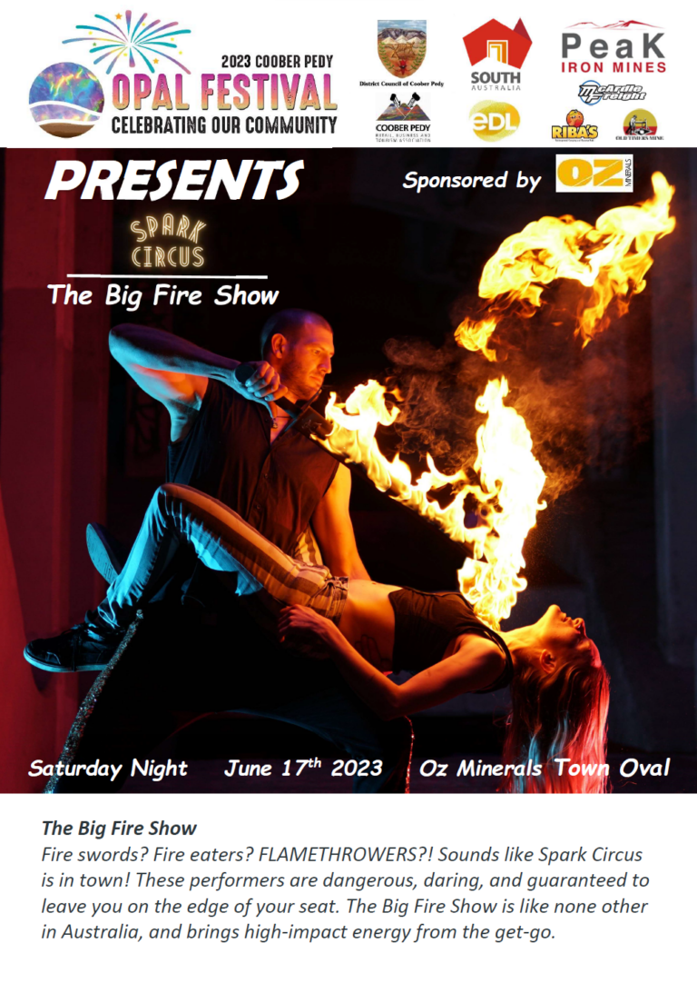 Sparks circus - Coober Pedy Opal Festival
